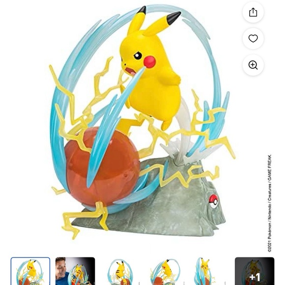 Pokemon | Toys | Pikachu Action Figure With Lightning Effects | Poshmark